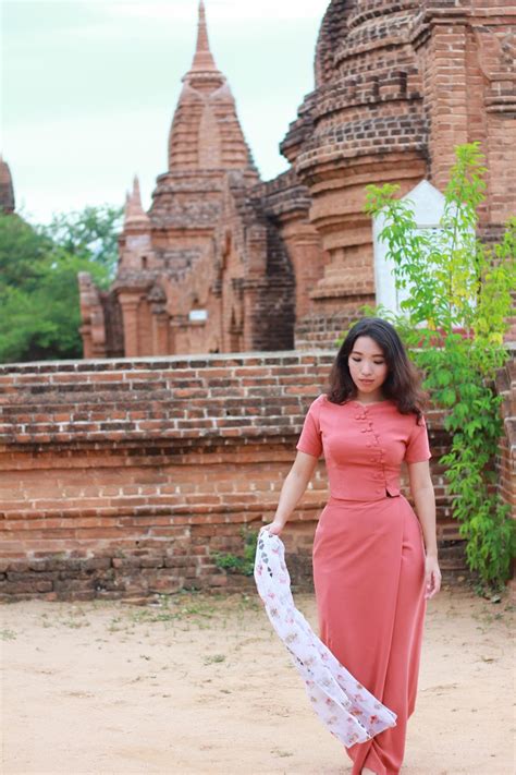 Myanmar Model Nang Mwe San In Bagan Photoshoot Papawady
