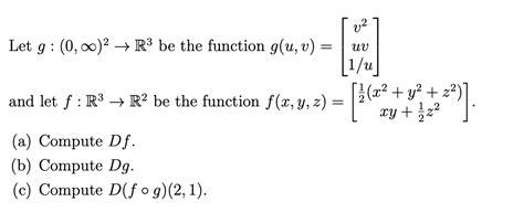 Solved Let G R Be The Function G U V V Uv U Chegg