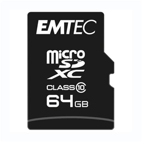 Карта памет Emtec Microsdhc 64gb Cl10 Emag Bg