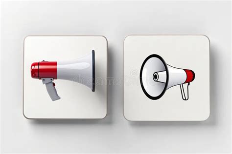 Megaphone Icon Loud Speaker Icon Megaphone Icon Loud Speaker Icon Stock Illustration