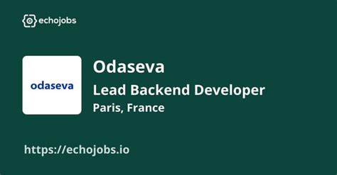 Odaseva Is Hiring Seniorlead Backend Developer Paris France Remote Hybrid Nodejs Go Aws