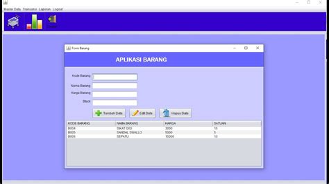 MEMBUAT HALAMAN DASHBOARD HOME DAN MENU ITEM SERTA SPARTOR PADA JAVA