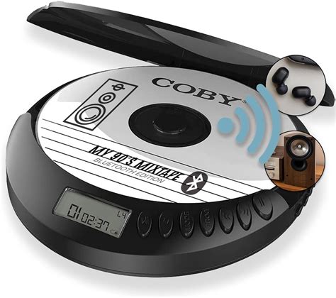 Amazon Com Coby CD Player Portable Bluetooth CD Player For Car