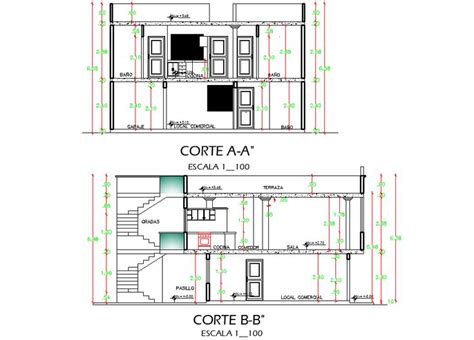 Autocad File For Housing And Local Plan Details