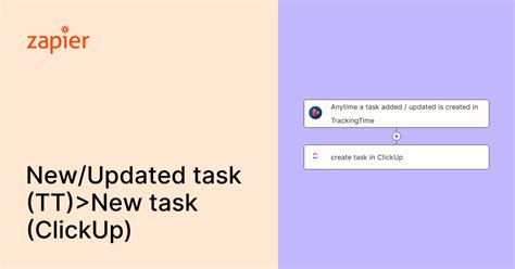Anytime A Task Added Updated Is Created In Trackingtime Create Task