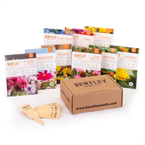 Flowers Seed Packet Kit Bentley Seeds