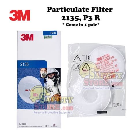 3m Particulate Filter 2135 P3 R Come In 1 Pair Tangsafety