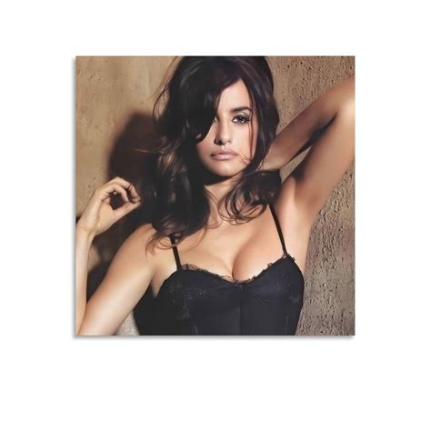 Best Actress Goya Award Winners Penélope Cruz Retro Sexy Poster Canvas