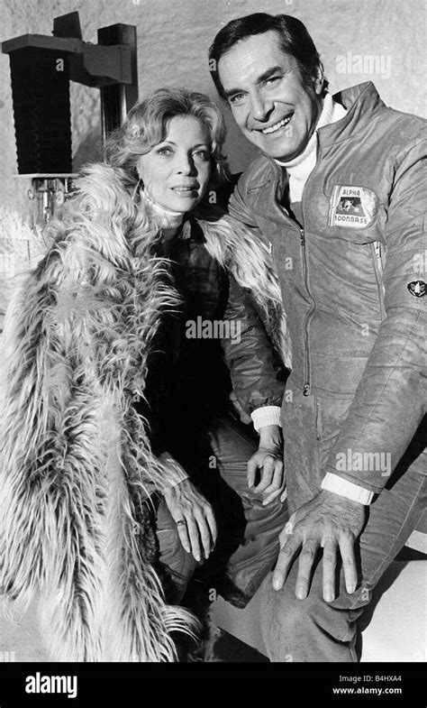 Martin Landau American Actor With Wife Barbara Bain 1974 In Tv Show
