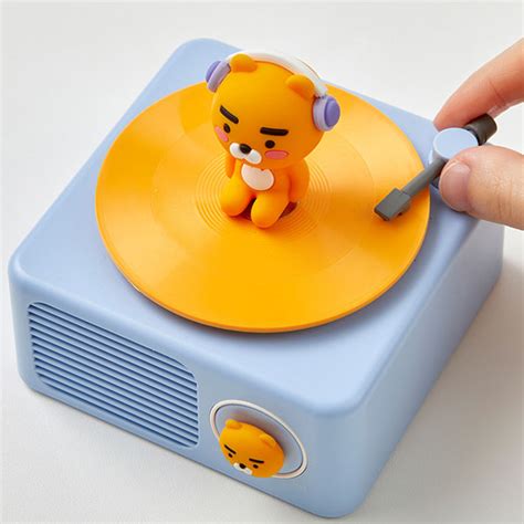 카카오프렌즈 턴테이블 블루투스 스피커 라이언 티몬