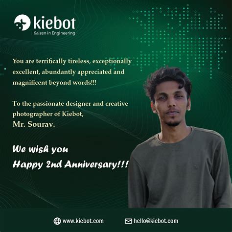 Kiebot On Linkedin Happy Work Anniversary