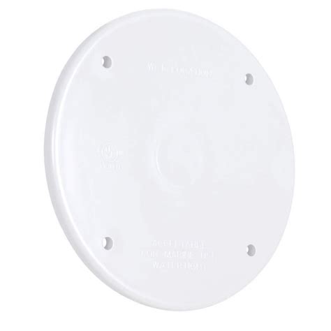 Round Electrical Box Cover With Knockout At Frank Duke Blog