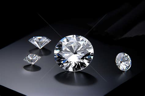 黑色背景上的美丽钻石高清图片下载 正版图片600216780 摄图网