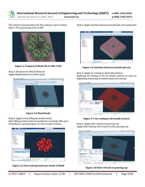 Casting Defect Identification And Its Solution By Niyama Simulation Pdf 3 D Graphics