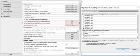 migrating objects materials styles and settings from an older version