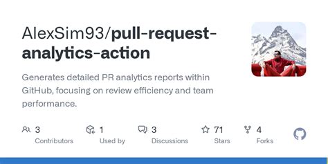 Github Alexsim93pull Request Analytics Action Github Action To