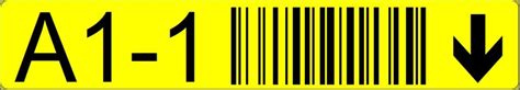 Bin Location Labels Barcode Datalink