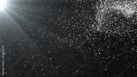 Dust Particle Flying In Air With Lens Flare Shining Dust Particle Floating Dust Particle