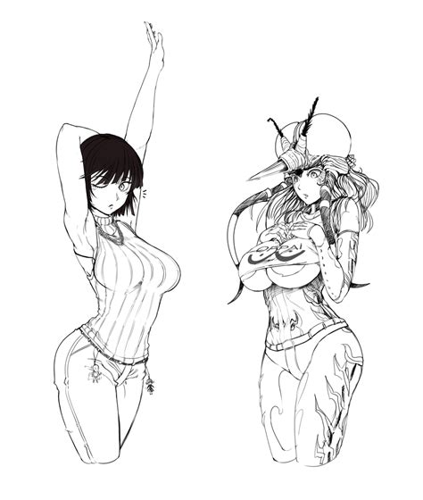 Onepunch Man Fubuki And Mosquito Girl By Thegoldensmurf On Deviantart