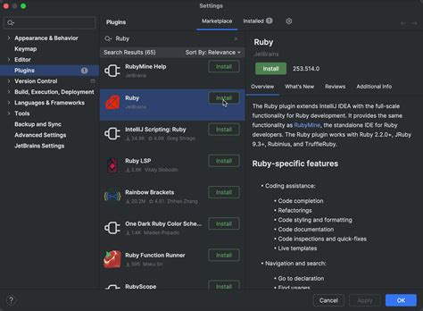 Ruby Intellij Idea Documentation