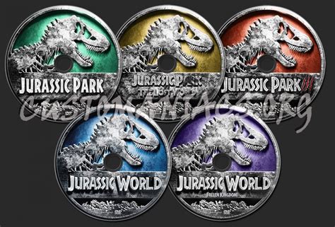 Jurassic Park World Collection Dvd Label Dvd Covers And Labels By
