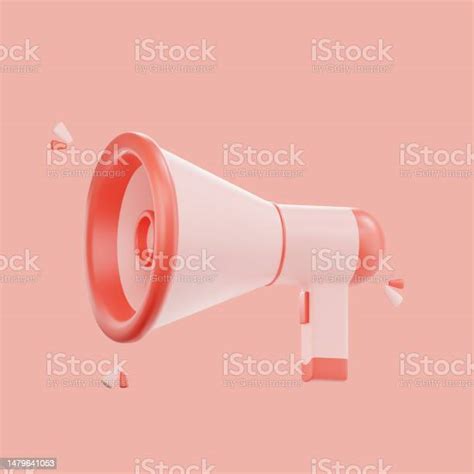 3d 렌더링 메가폰 스피커 또는 확성기 알림 마케팅 시간 개념입니다 0명에 대한 스톡 사진 및 기타 이미지 0명 3차원