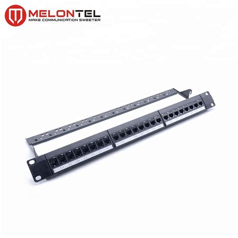 Inch U Port Blank Empty Network Patch Panel With Cable Manager Port Plastic Plated