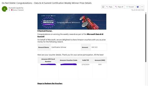 G Santosh Kumar On Linkedin Dataai Certification Winner Avande