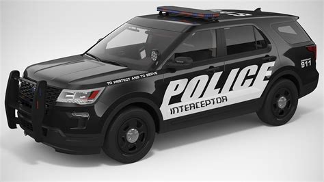 Artstation Ford Explorer 2019 Police Resources