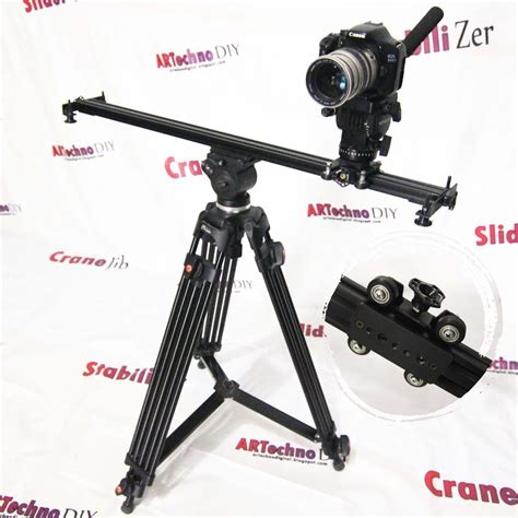 Jual 50cm Slider Cam V7 Slider Kamera Camera Slider Video DSLR Mirrorless ARTechno DIY Shopee
