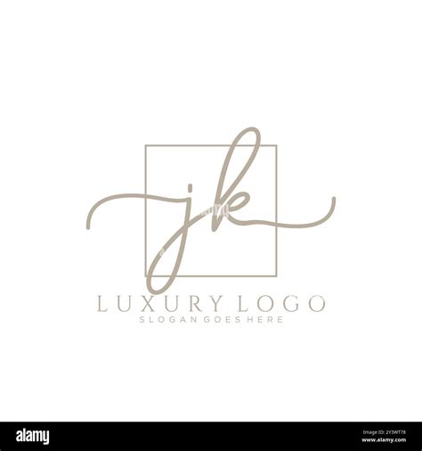 Jk Initials Stock Vector Images Alamy