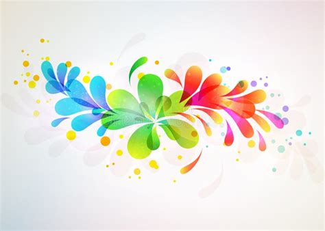 Floral Abstract Background Vector Illustration Stock Vector Illustration Of Stylish Effect