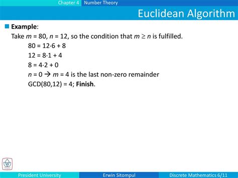 Discrete Mathematics Chapter 4 Number Theory Discrete Mathematics