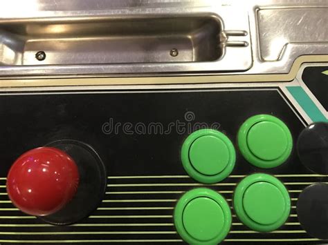 Buttons From A Vintage Electronic Game Stock Image Image Of