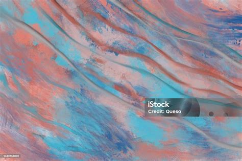 가을과 겨울을위한 유화 추상적 인 배경 파란색 녹색과 파란색 갈색의 고르지 않은 브러시 스트로크 멀티 컬러 아트 거친 손 그림 울퉁불퉁한 거친에 대한 스톡 벡터 아트 및