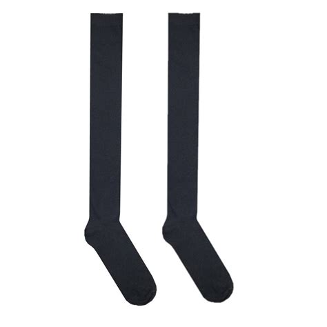 Black Women Cotton Rich Stockings Knee High Thigh Vicedeal