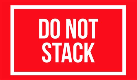 Collection Of Free Do Not Stack Labels Printable