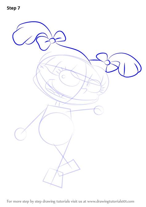 Step By Step Guide How To Draw Angelica Pickles From Rugrats