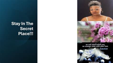 Stay In The Secret Place