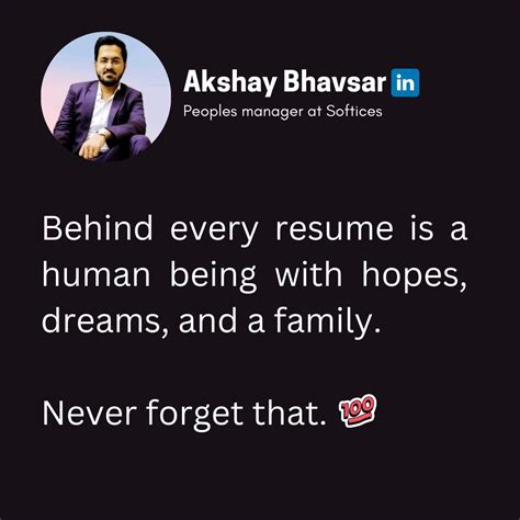 Akshay Bhavsar On Linkedin Thursdaythoughts Linkedinfam Resume Candidates Hiring Hr 50