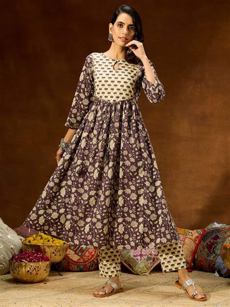 A Line Kurta Set