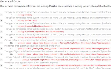 Visual Studio MVC Console App In VS 2017 Unable To Serve Razor