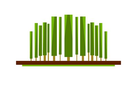 Forest Design Illustration Simple Forest Icon With Elegant Concept Vector Art At Vecteezy