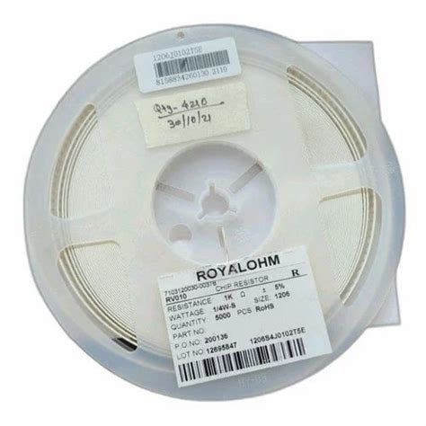 Smd Royal Ohm Chip Resistor For Electrical Industry At Rs 1 Piece In Nashik