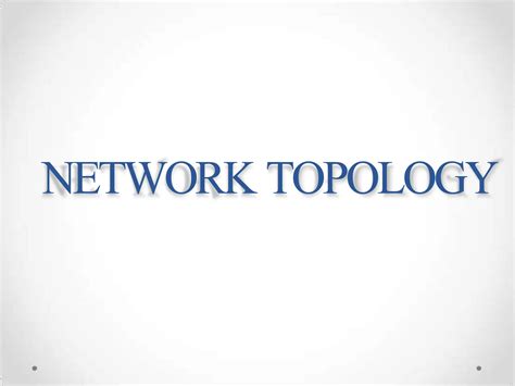 Network Topology Computer Networkspptx