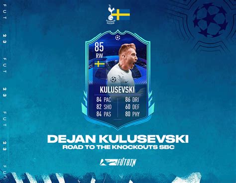 Fifa 23 Rttk Dejan Kulusevski 85 Sbc Cop Or Flop Futbin