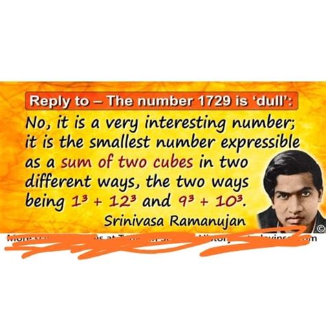 The No 1729 R Mathsproblem