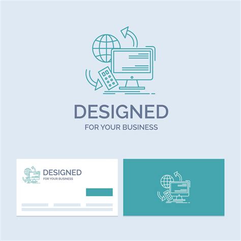 Access Control Monitoring Remote Security Business Logo Line Icon