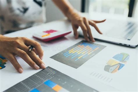 Business Woman He Working With Document Finance Stock Image Image Of Investor Development