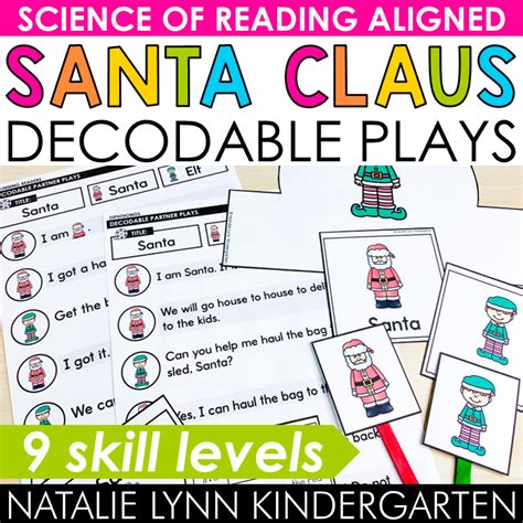 Santa Claus Christmas Decodable Partner Plays Differentiated Readers Theater